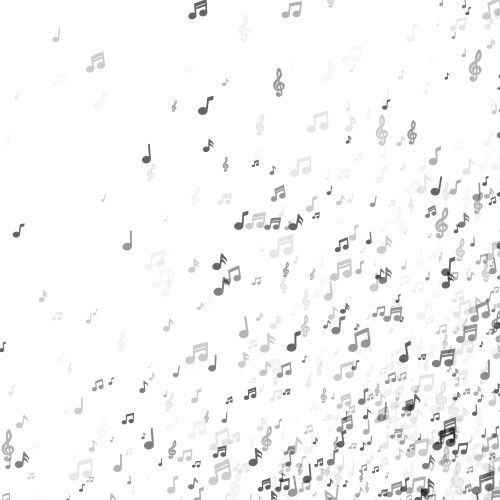 Expansive music note spectrum Royalty Free Vector Image