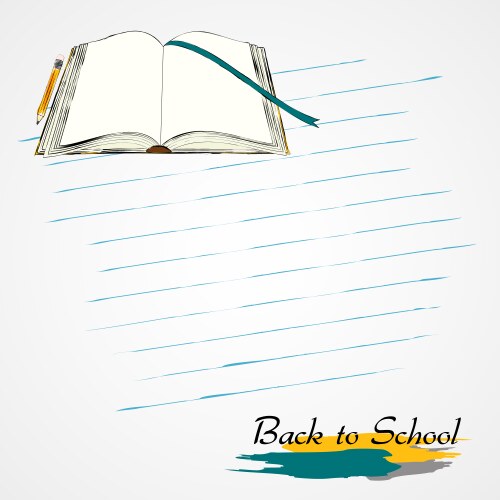 Education book background Royalty Free Vector Image