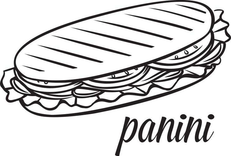 Rustic bread sketch Royalty Free Vector Image - VectorStock