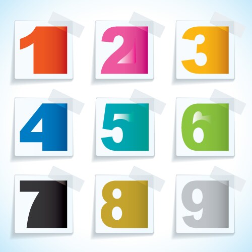 Number Tag Vector Images (over 42,000)