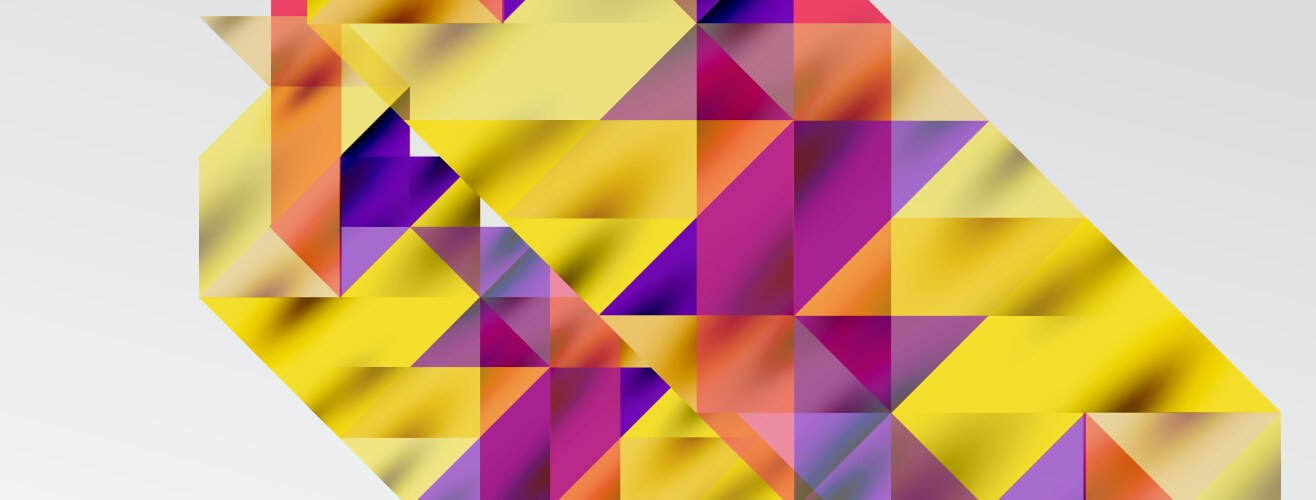 Tech minimal overlapping triangle shapes elements Vector Image