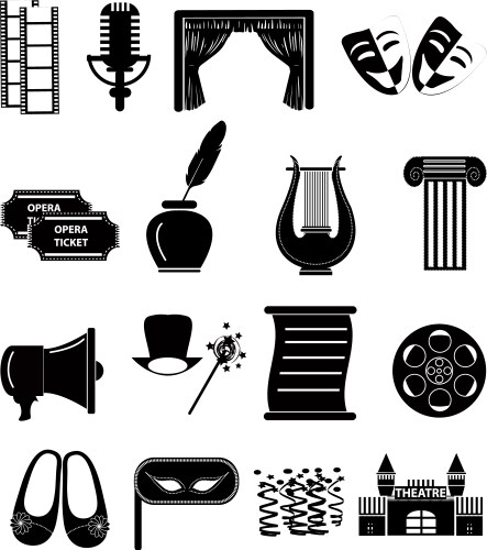 Book icons set Royalty Free Vector Image - VectorStock
