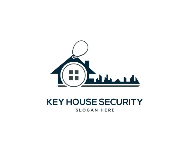 Modern House Key Logo Vector Images (over 5,800)