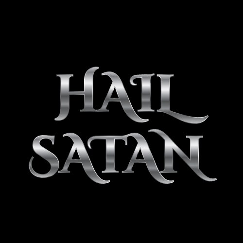 Antichrist quote with pentagram and occult symbol Vector Image