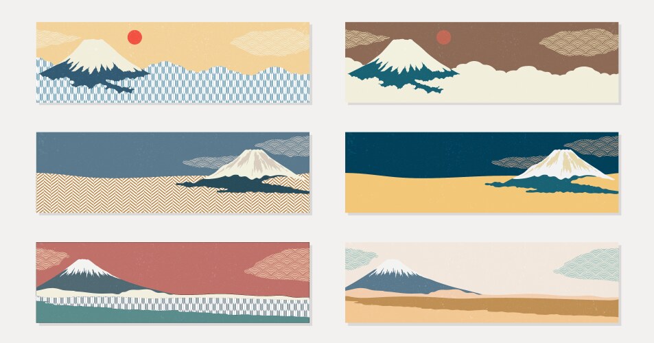 Japanese Mountain Vector Images (over 8,500)