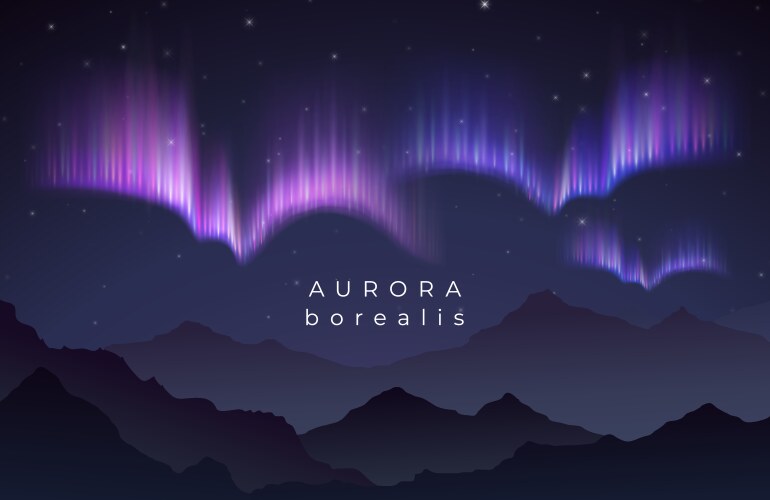 Northern Lights Vector Images (over 3,400)