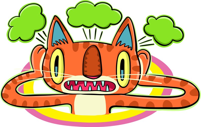 Grandmother and grandson in front of a computer Vector Image