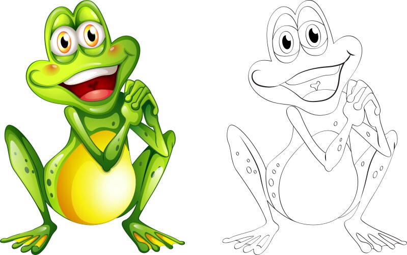 Frog Outline Template Vector Images (over 470)