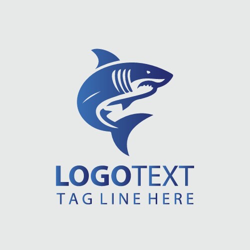 Shark logo Royalty Free Vector Image - VectorStock