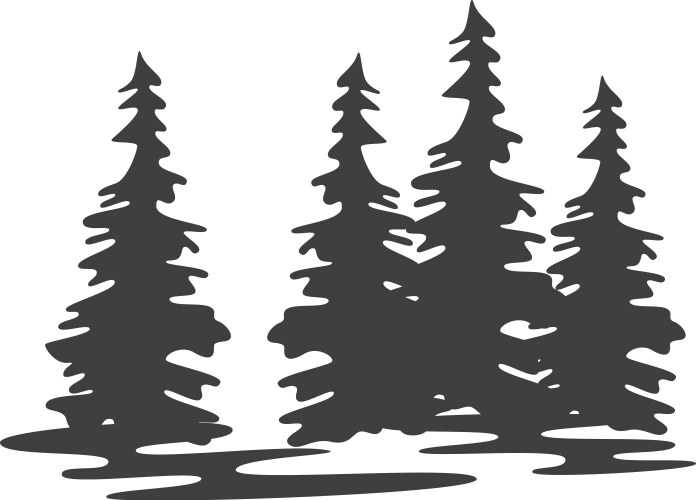 Landscape Outline Forest Vector Images (over 19,000)