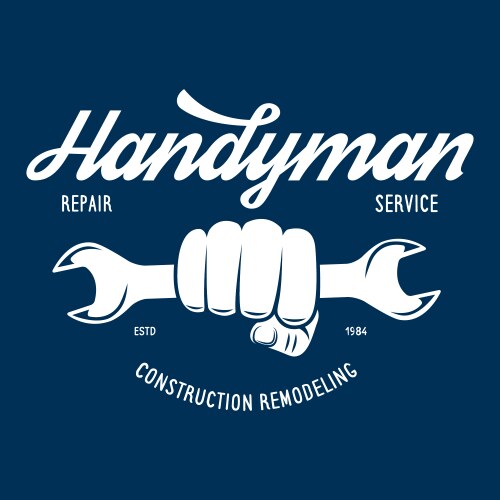 Handyman labels badges emblems and design elements