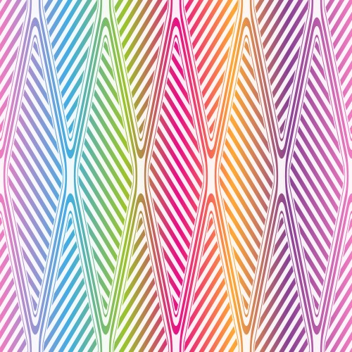 Gradient colorful seamless geometric pattern Vector Image