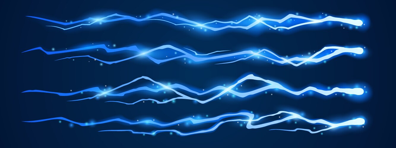 Blue Lightning Bolt Cartoon Vector Images (over 370)