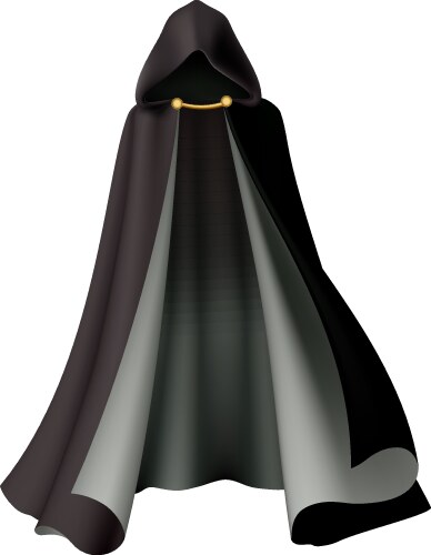 Realistic set of red cloaks with hoods Royalty Free Vector