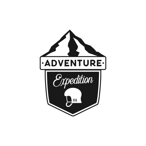 Expedition logo Royalty Free Vector Image - VectorStock