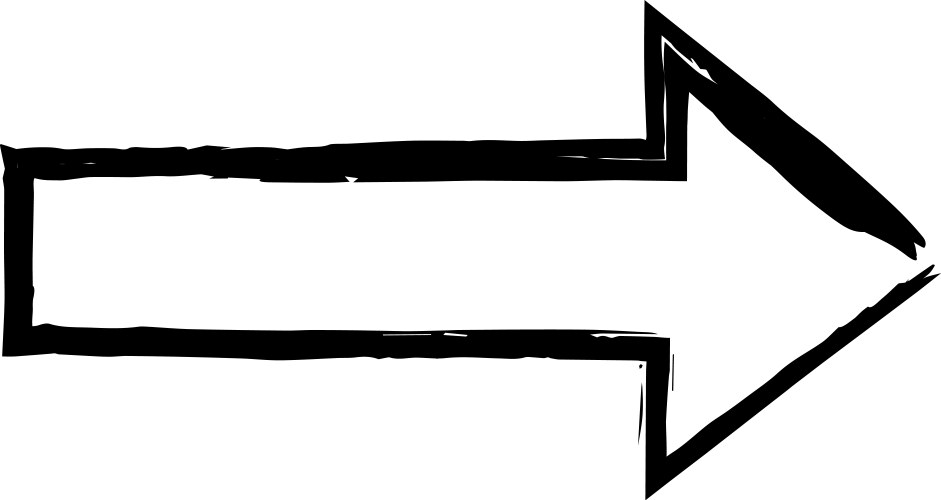 Arrow symbol icon grunge texture element Vector Image