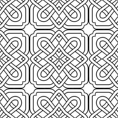Set of celtic pattern borders Royalty Free Vector Image