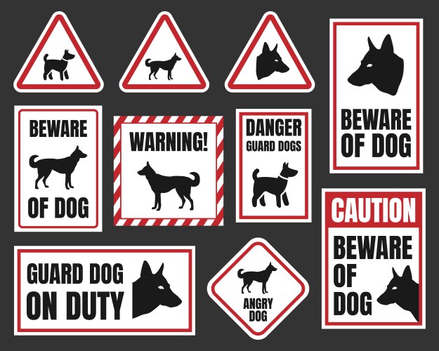 Warning Dog Vector Images (over 2,900)