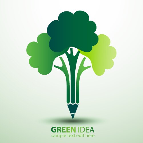 Cartoon tree Royalty Free Vector Image - VectorStock