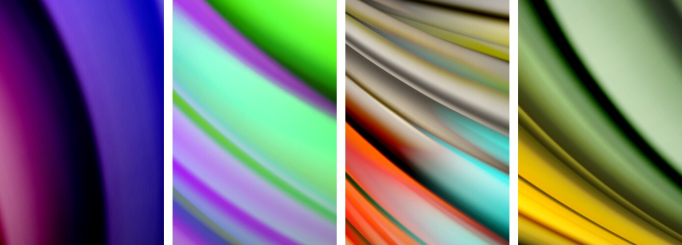 Blurred color line backgrounds Royalty Free Vector Image