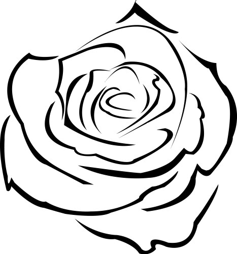 Roses Outline Vector Images (over 50,000)