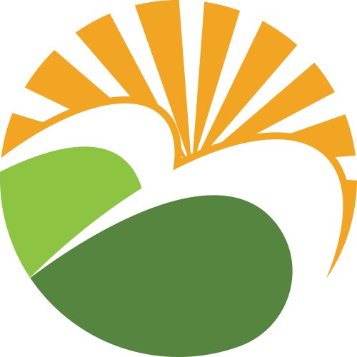 Tree landscape logo Royalty Free Vector Image - VectorStock