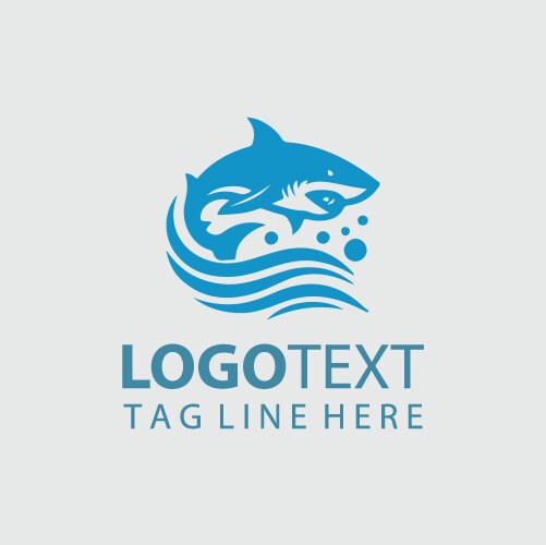 Shark logo Royalty Free Vector Image - VectorStock