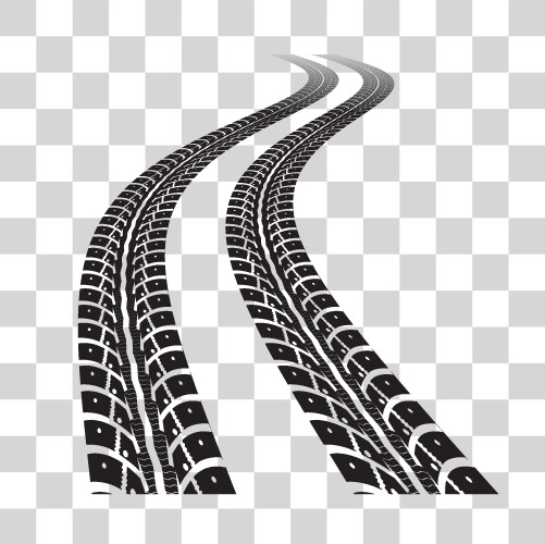 Transparent Tire Tracks Vector Images (78)