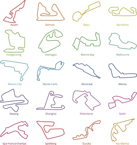 Race Track Top View Vector Images (over 1,000)