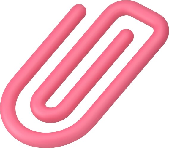 Paperclip Royalty Free Vector Image - VectorStock