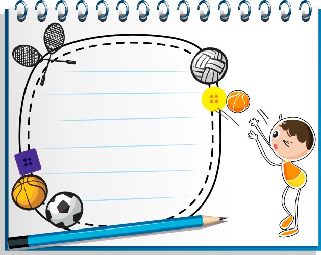 Notebook covers design with funny kids Royalty Free Vector