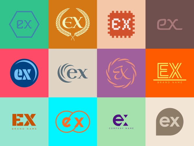 Ex Company Logo Elegant, Serious, It Company Logo Design For EFX