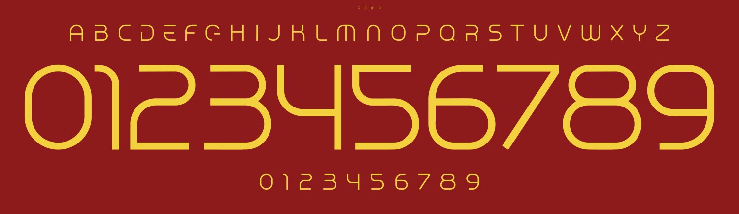 Striped digital font futuristic tech numbers Vector Image