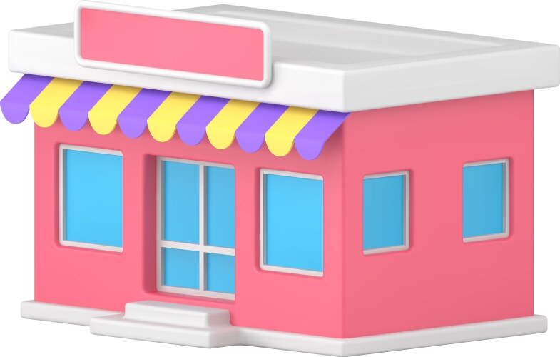 Realistic Mockup Storefront Vector Images (over 260)
