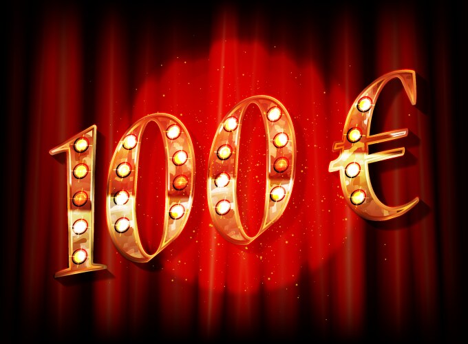 100 euros Vector Images & Graphics for Commercial Use | VectorStock