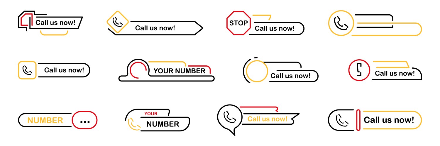 Call Us Now Vector Images (over 540)