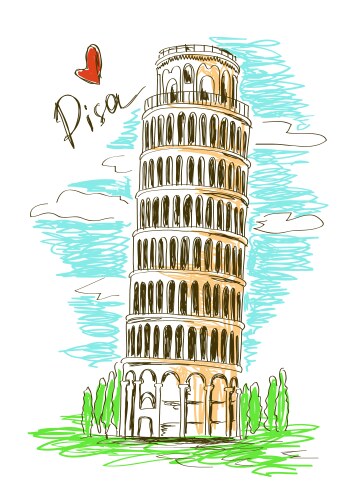 Pisa Tower Vector Images (over 4,700)