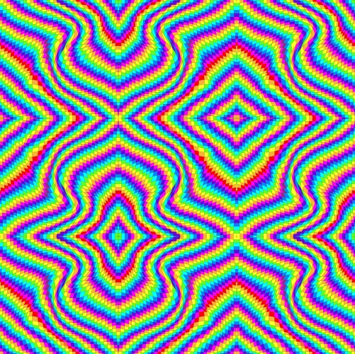 Psychedelic infinity Royalty Free Vector Image