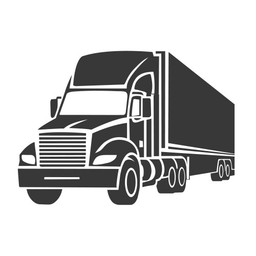 Semi Truck Silhouette Vector Images (over 1,800)