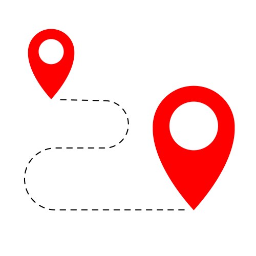 Roadmaps icon images Royalty Free Vector Image