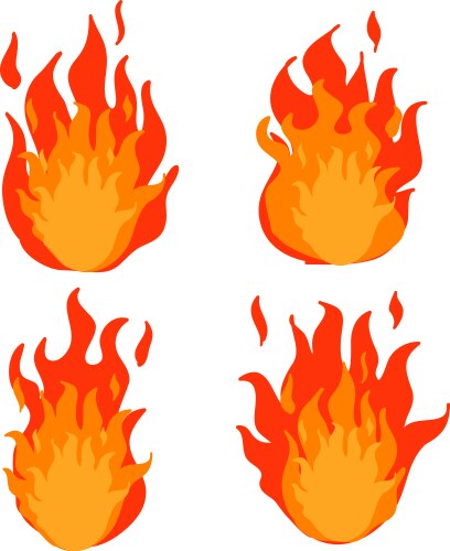 Fire hoop Royalty Free Vector Image - VectorStock