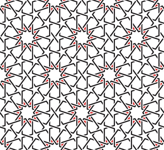 Moroccan geometric tiles seamless pattern Vector Image