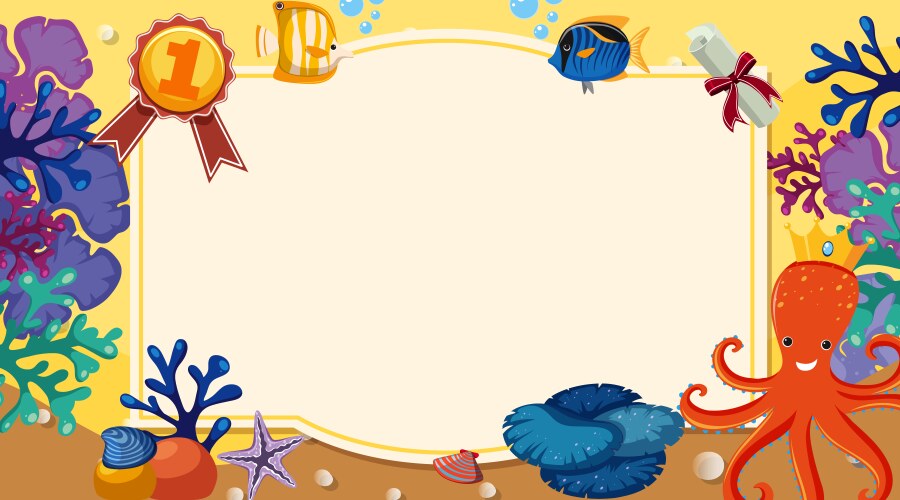 Under the Sea Borders Vector Images (over 450)