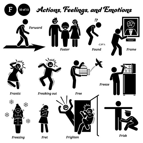 Scared Stick Figure Vector Images (over 250)
