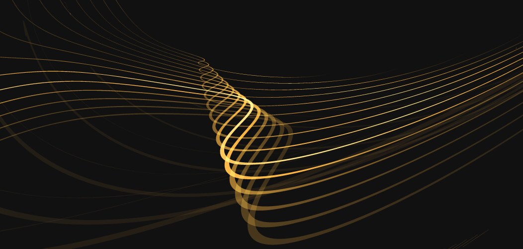 Abstract color line and circle background Vector Image