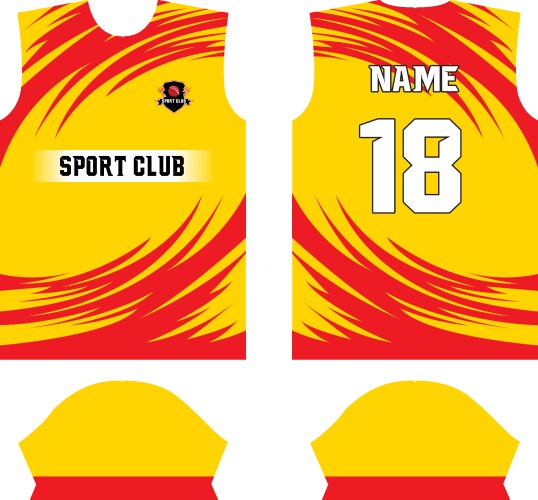 Jersey design Royalty Free Vector Image - VectorStock