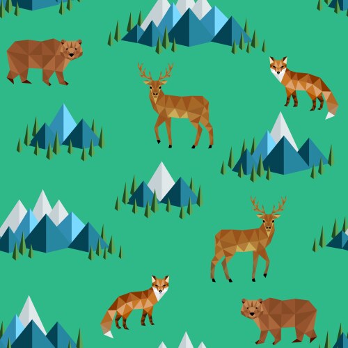 Wild deer Royalty Free Vector Image - VectorStock
