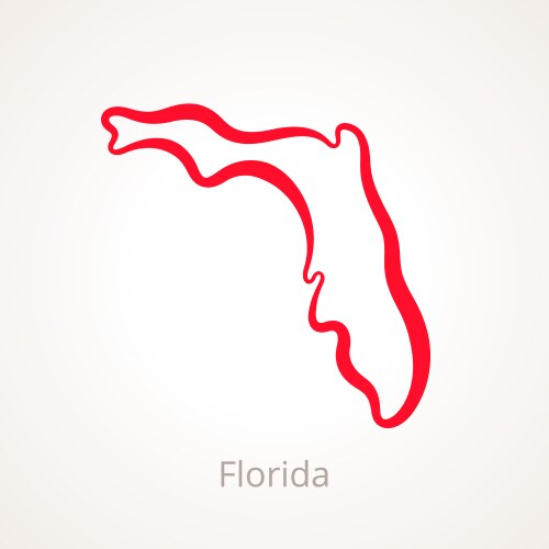 Florida Outline Vector Images (over 1,900)