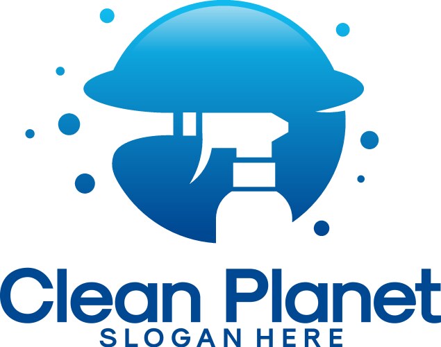 Planet logo designs communications worldwide Vector Image