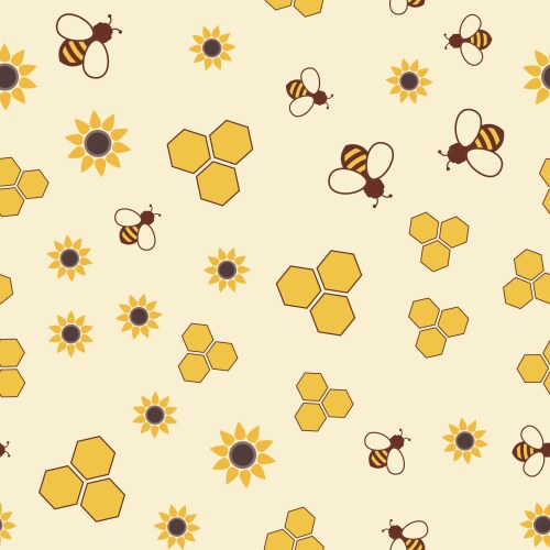 Ladybug and camomile flower seamless pattern Vector Image